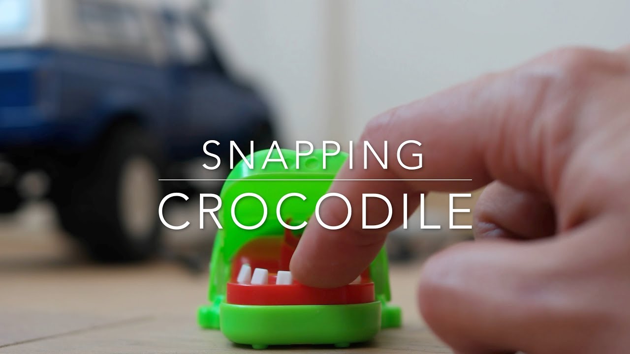 Snapping crocodile game - YouTube