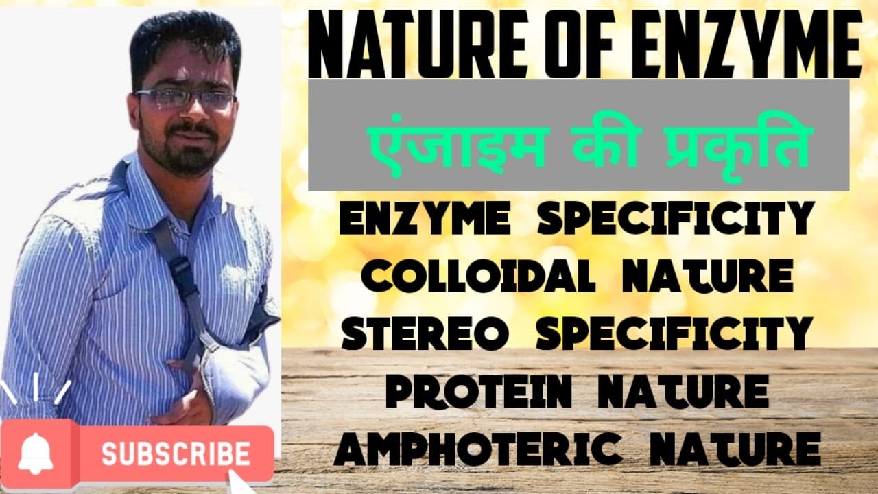 Nature of Enzymes | एंजाइम की प्रकृति | Colloidal Nature | Protein ...