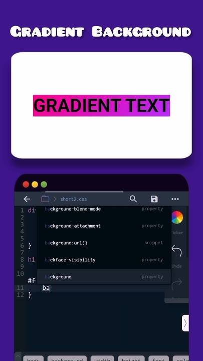 Gradient Background Text Made Easy with CSS #coding #coders #gradient #colors #css #cssfilters ...