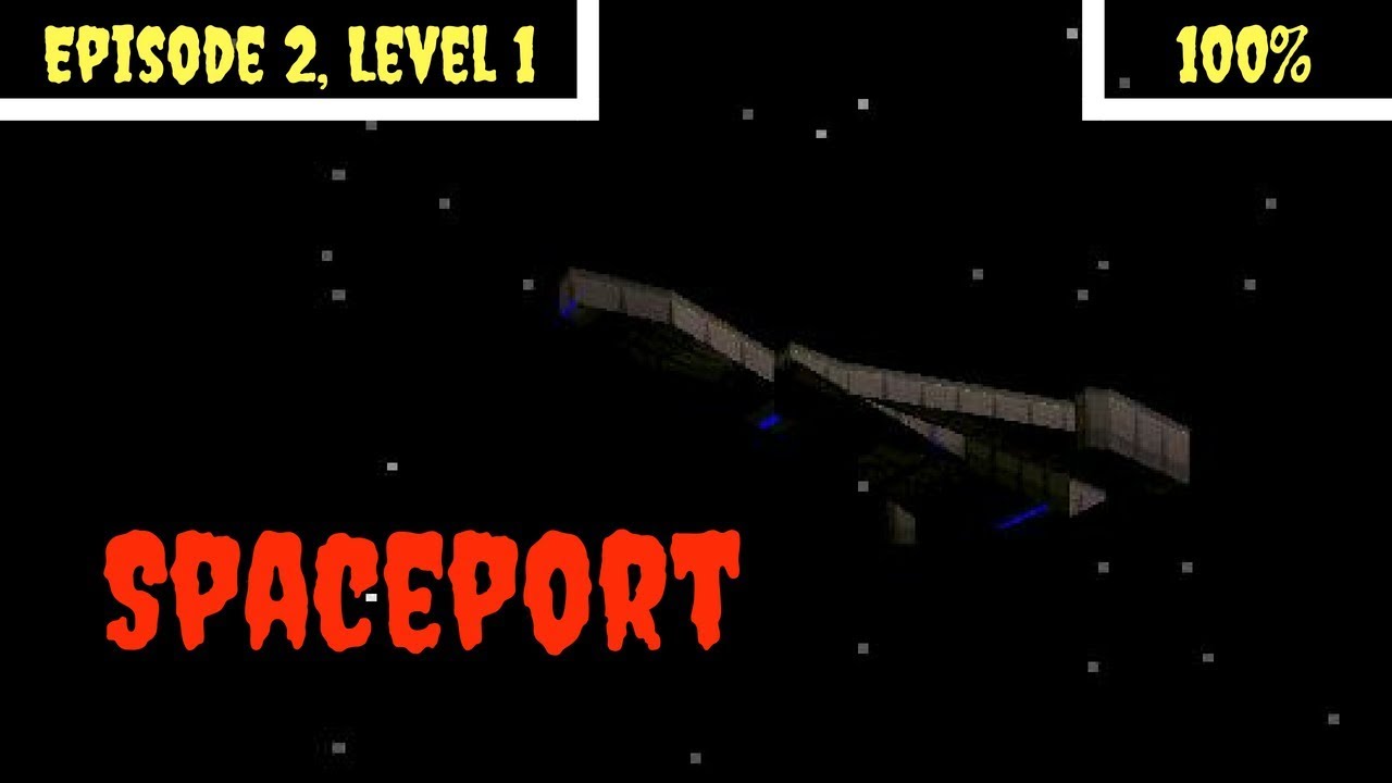 Duke Nukem 3D (100%) Walkthrough (E2L1: Spaceport) - YouTube