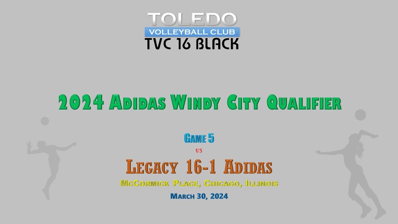 2024 Adidas Windy City Qualifier: TVC 16 Black Game 5 vs Legacy 16-1 Adidas - YouTube
