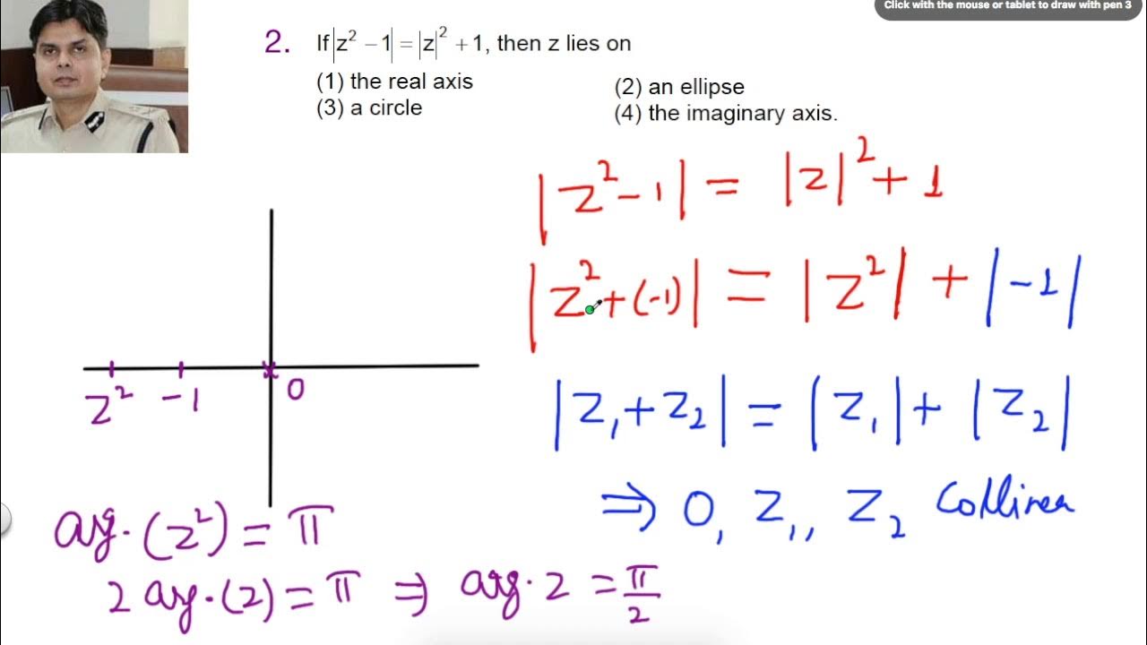 Complex Number Past Jee Problems Part 1 - YouTube
