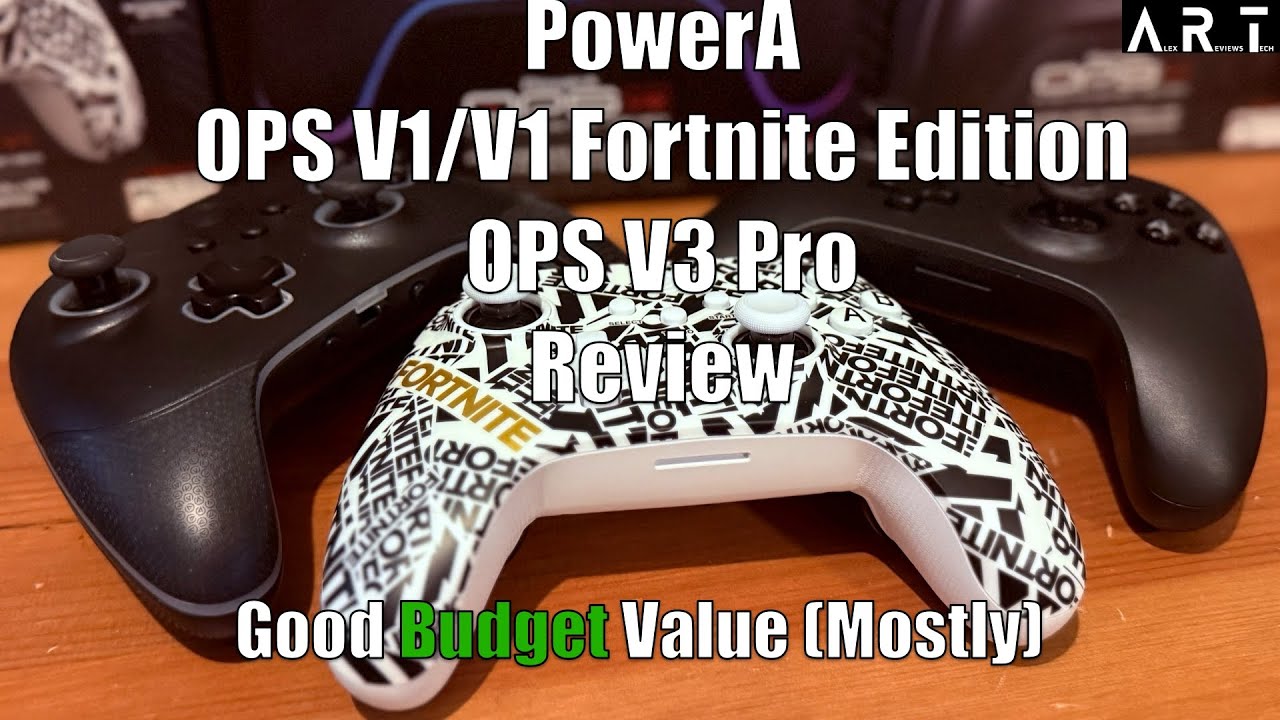 PowerA OPS V1 and PowerA OPS V3 Pro Review: Pro Gaming For Less - YouTube