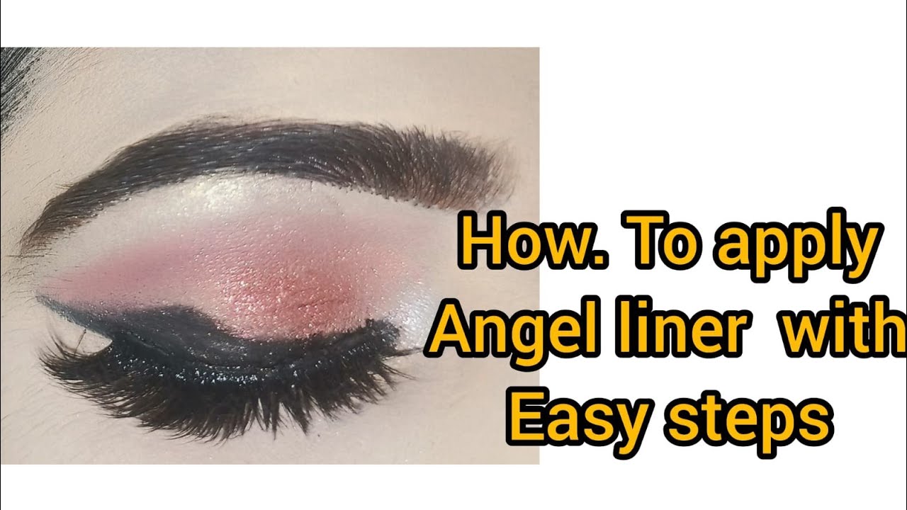 How to create Angel eye liner with easy step.eye makeup for party ...