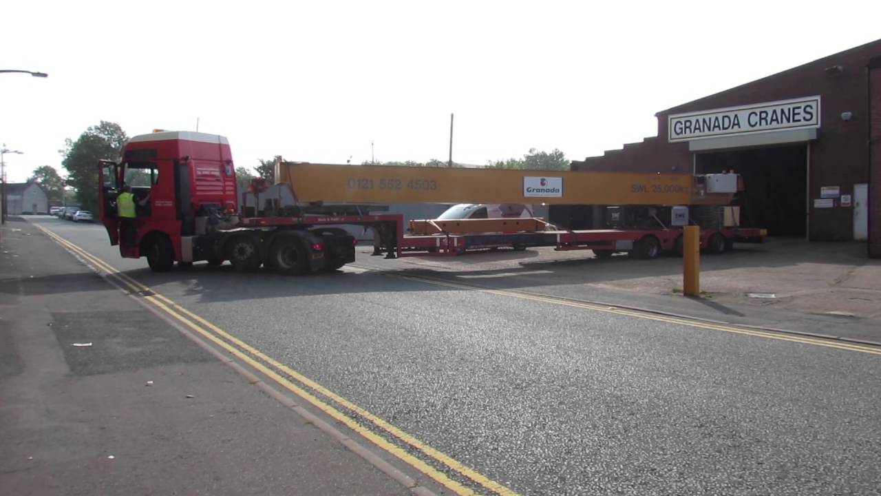 New Overhead Crane | Granada Cranes and Handling - YouTube