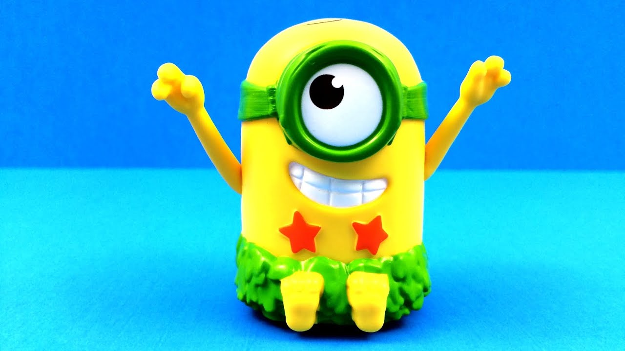 Jurassic Sliding Minion 2015 McDonald's Minions Movie Toy #3 Complete ...