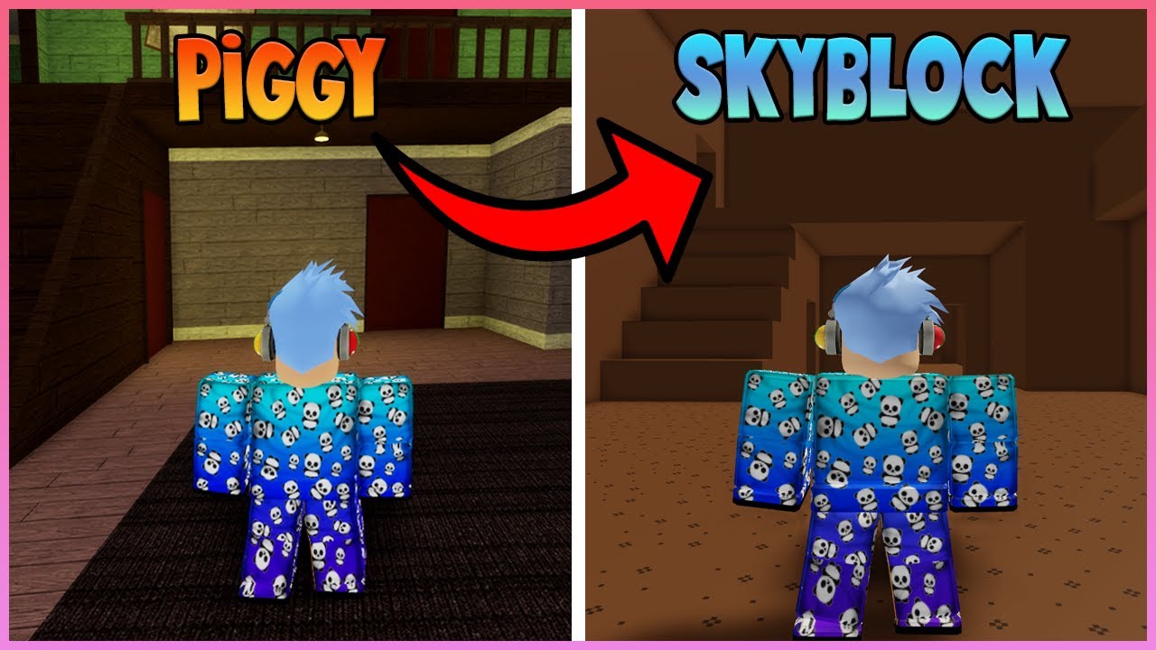 I MADE A PIGGY HOUSE MAP ON SKYBLOCKS ROBLOX! | Skyblock Piggy Roblox ...