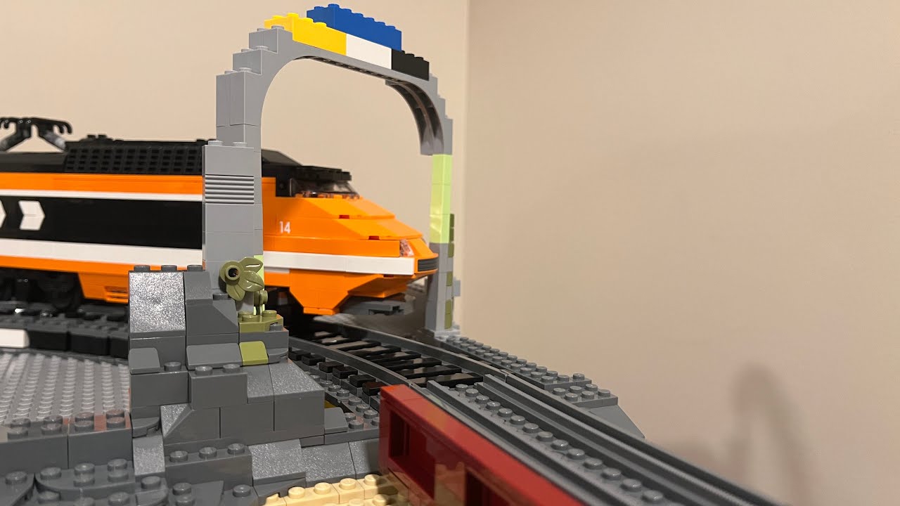 ANGLED LEGO Train Tunnel! | LEGO City Update! - YouTube