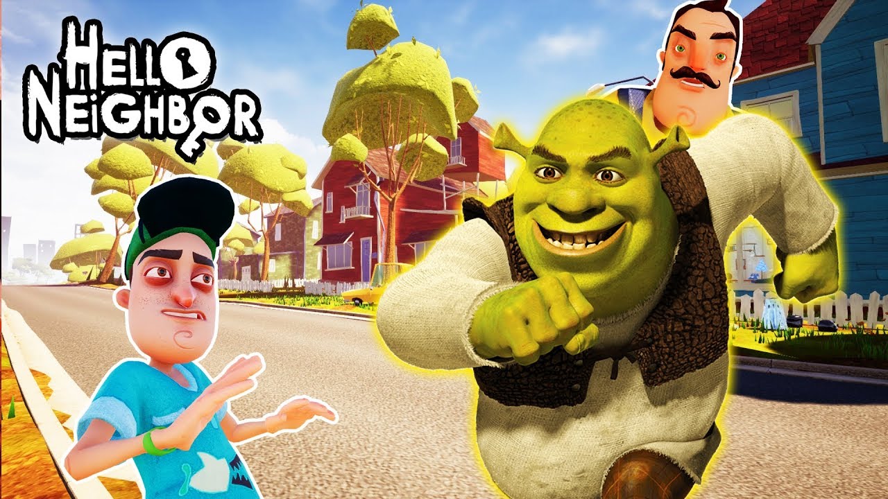 HELLO SHREK | Hello Neighbor Mod - YouTube