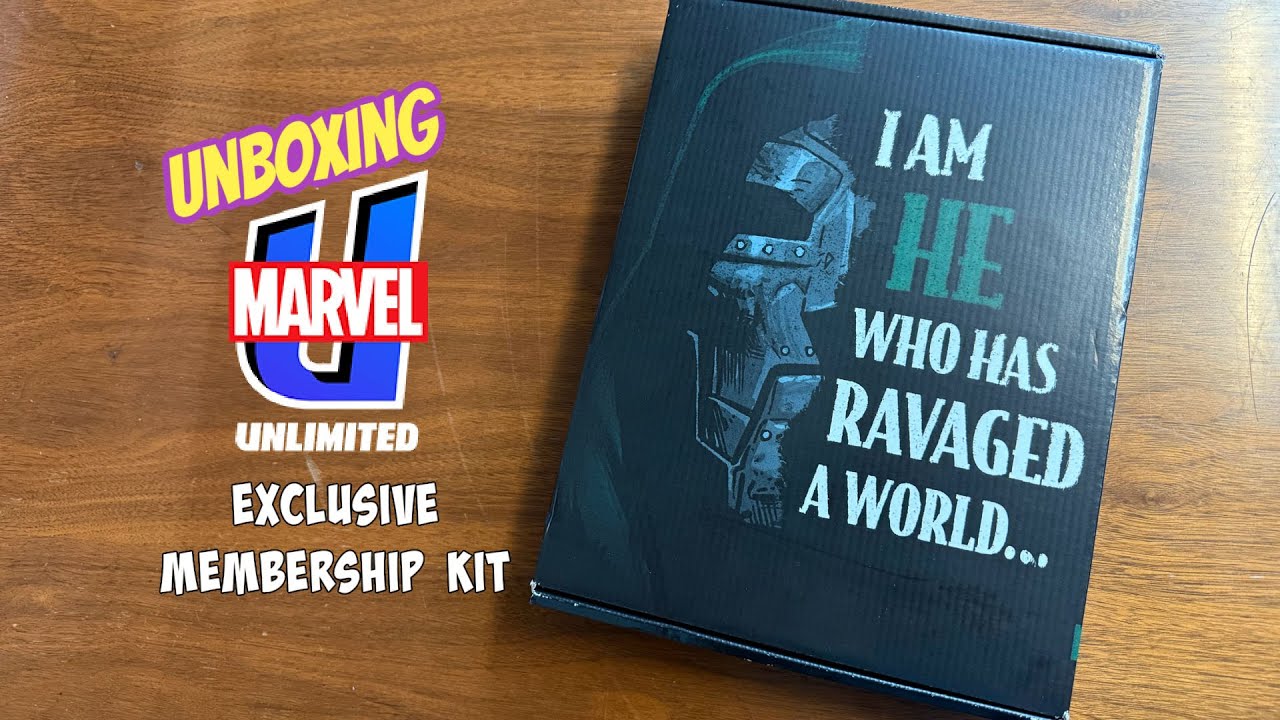 Unboxing: Marvel Unlimited Annual Plus Membership Kit 2025 - YouTube