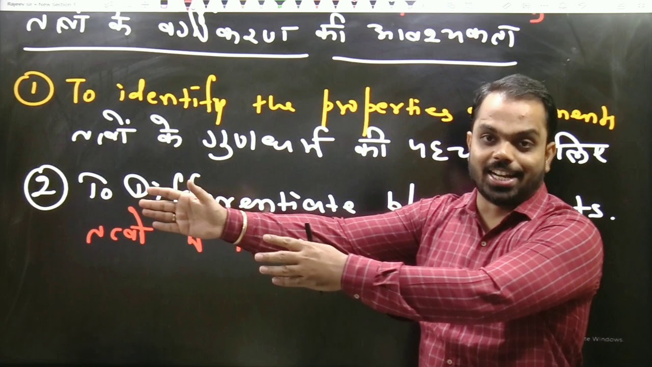 Periodic Classification of Elements chapter 5 science class 10 - YouTube