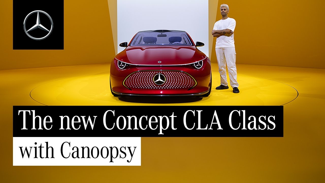 The new Mercedes-Benz Concept CLA Class | Walkaround - YouTube