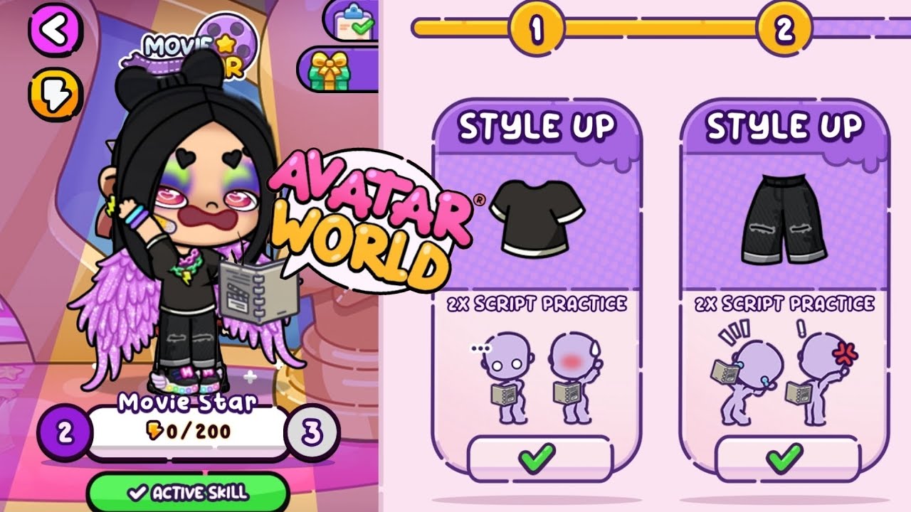 MOVIE STAR 🎬📽 AVATAR WORLD 🌎 UPDATE LEVEL 2 🌟 - YouTube