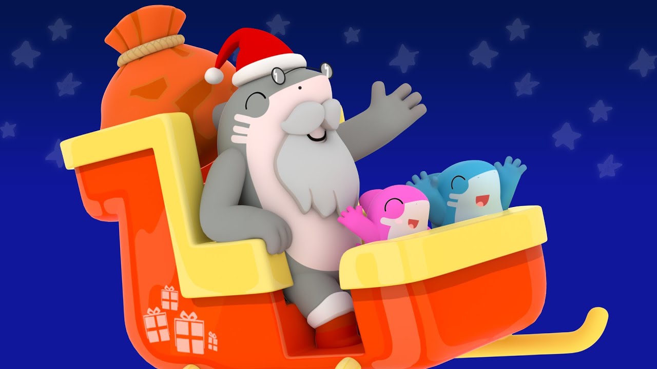 CHRISTMAS SONGS - Jingle bells with Sharks - Shark Academy for kids ...