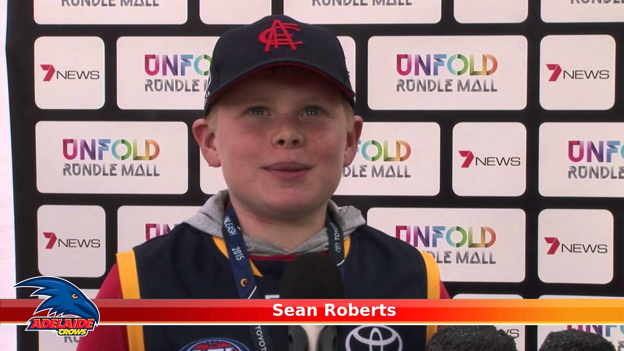 Sean Roberts - 7 News Crows Experience - YouTube