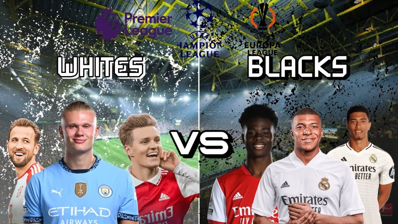 White footballers Vs Black footballers(which race will dominate) - YouTube