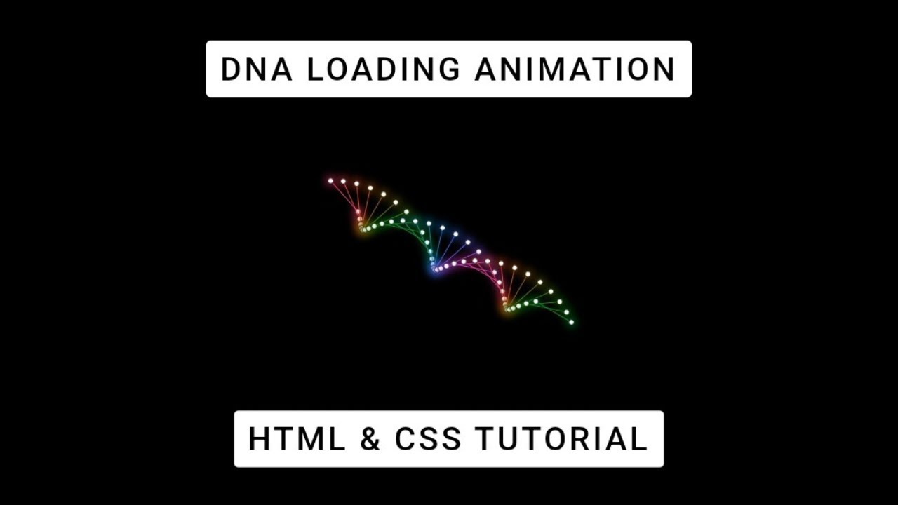 Dna Loader Animation Html Css Tutorial Codecompanion93 Youtube