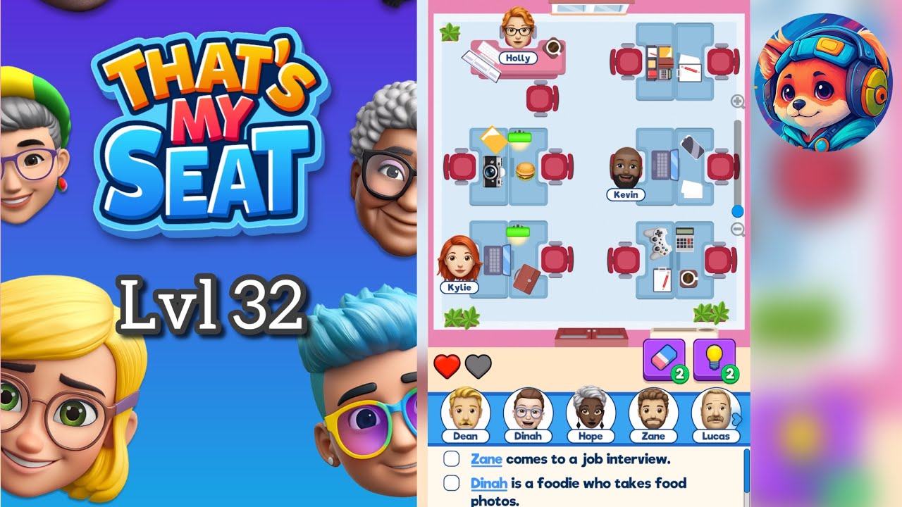 That’s My Seat – Level 32 Walkthrough & Answer | Mobile Logic Puzzle ...