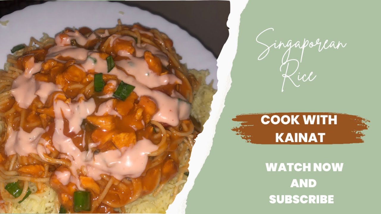 Singaporean Rice by Cook With Kainat - YouTube