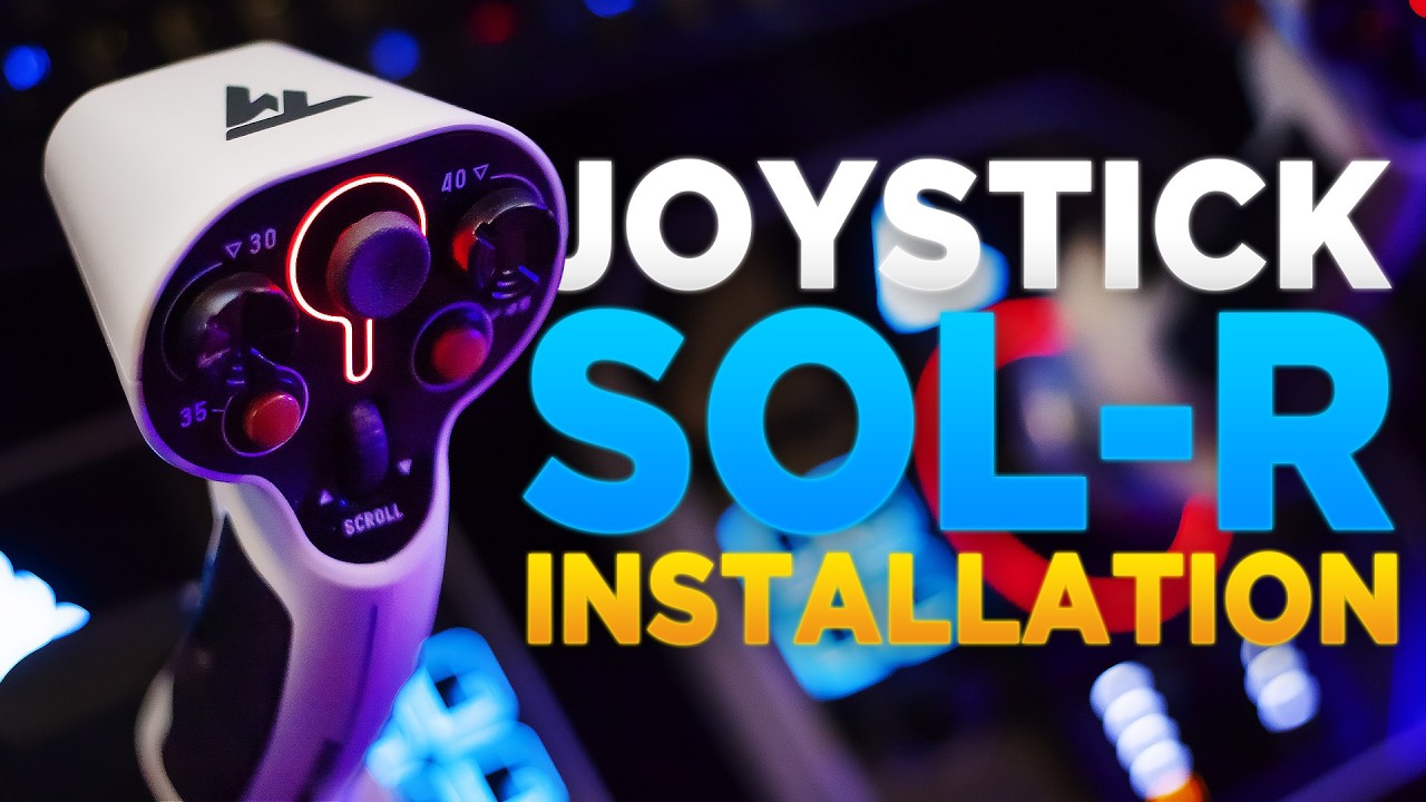 Guide d'Installation rapide des Joystick Sol-R de chez Thrustmaster - YouTube