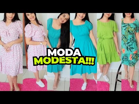 MODA CRISTÃ CCB/VESTIDOS SOLTINHOS/INSPIRAÇÕES DE LOOKS MODA MODESTA ...