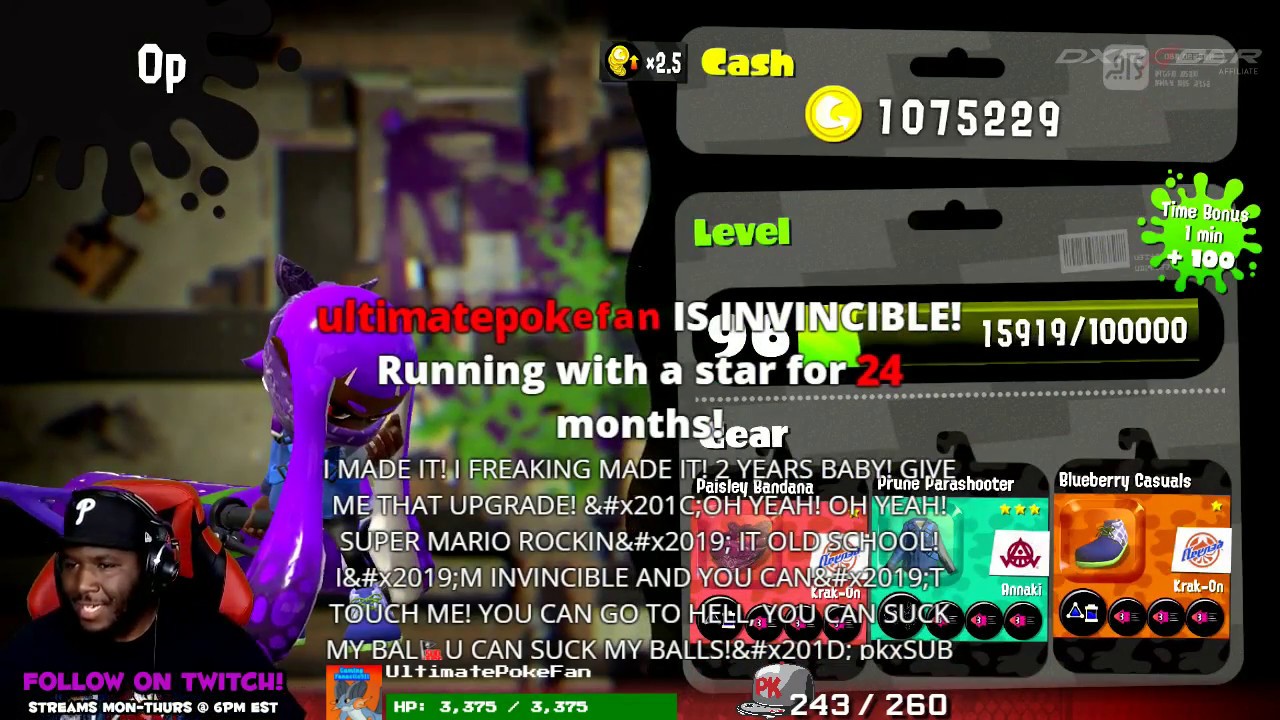 My 2 Year Twitch Subscription to PKSparkxx DatHottneSS - YouTube