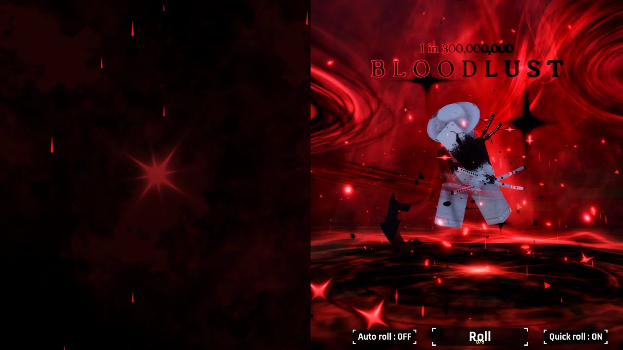 Sol's RNG - BLOODLUST SHOWCASE With Cutscene - YouTube