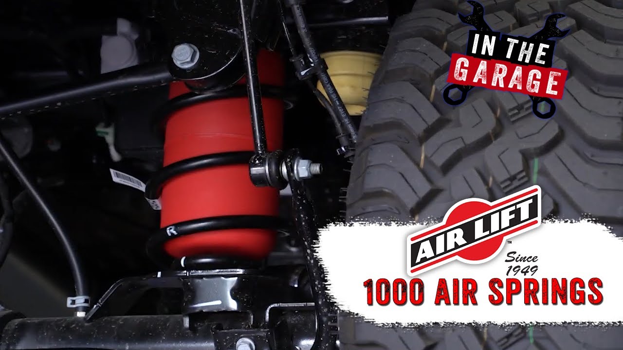 Airlift 1000 Air Springs - Features and Benefits - YouTube