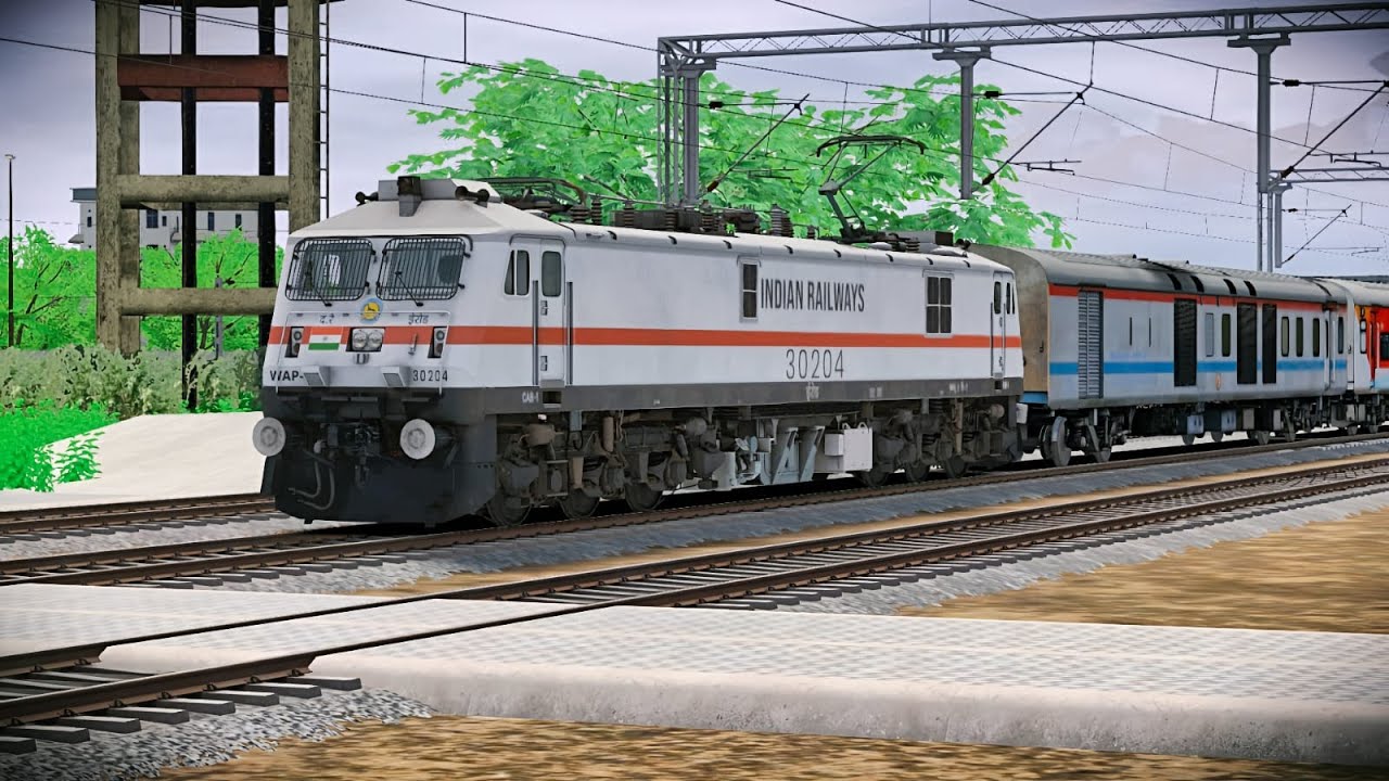 16734 OKHA RAMESHWARAM EXPRSS || SRV1 TAMILNADU || TRAIN SIMULATOR ...