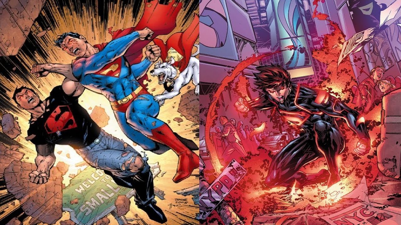 40+ Picture SuperBoy Fight vs Superheroes,Villains Marvel & DC Picture ...