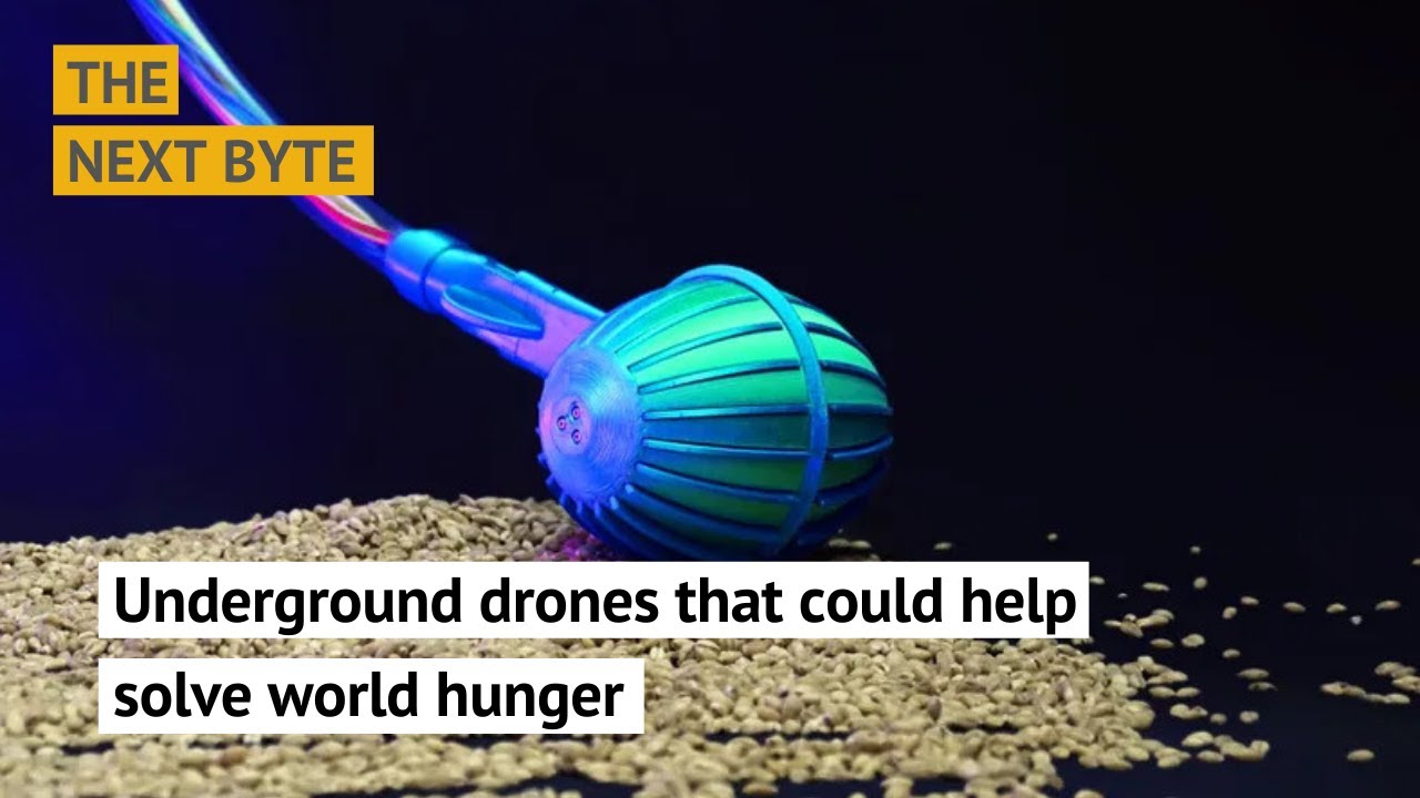 Underground drones that could help solve world hunger - YouTube