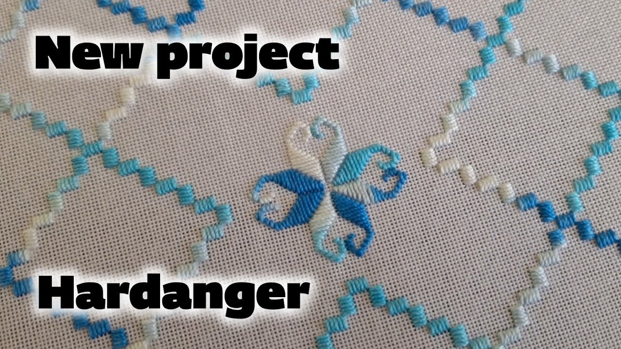 Hand embroidery techniques tutorial : Hardanger tutorial for beginners - YouTube