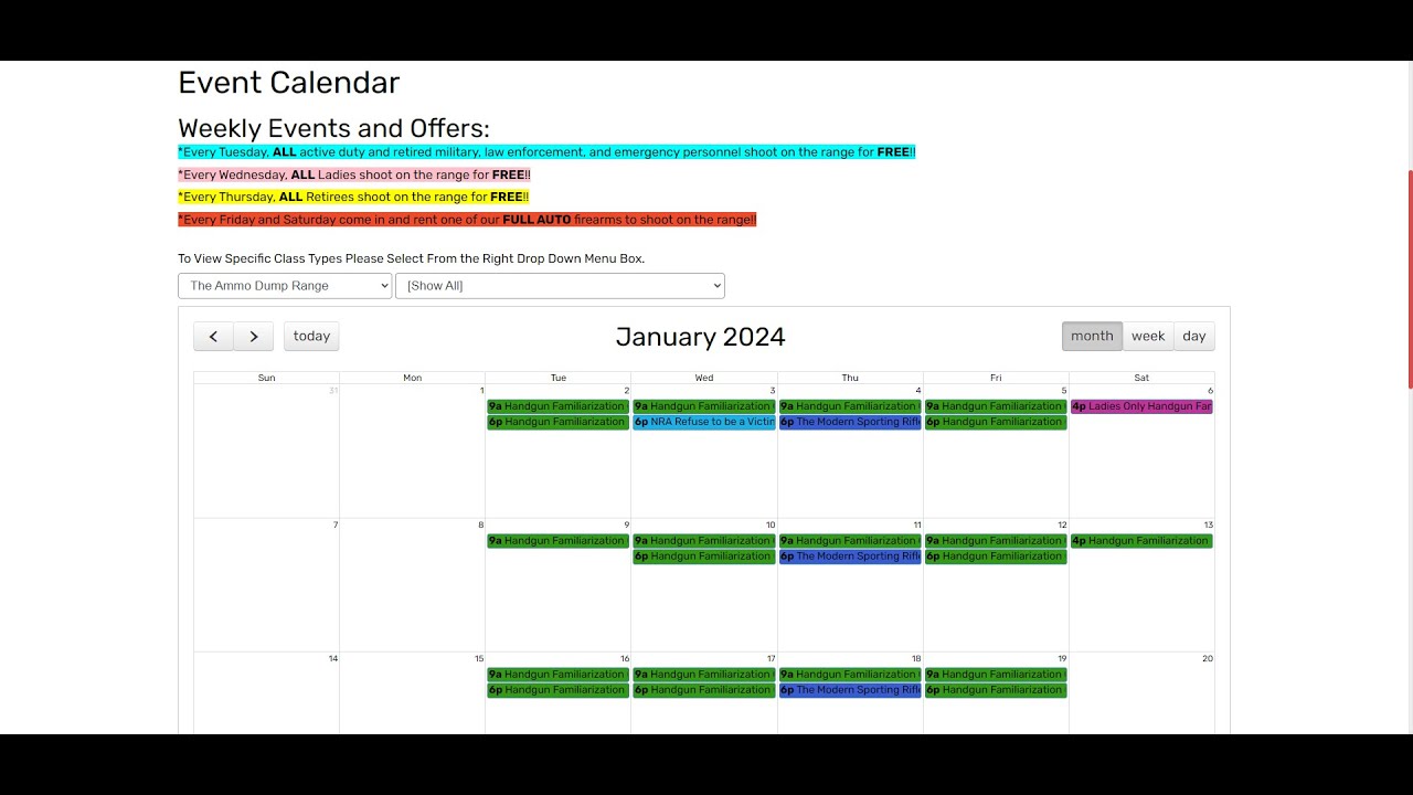 Register For Firearms Training Classes at Larry's - YouTube