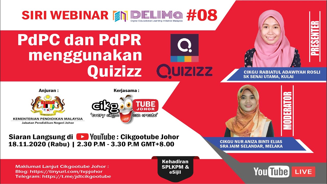 PDPC DAN PDPR MENGGUNAKAN QUIZIZZ - YouTube