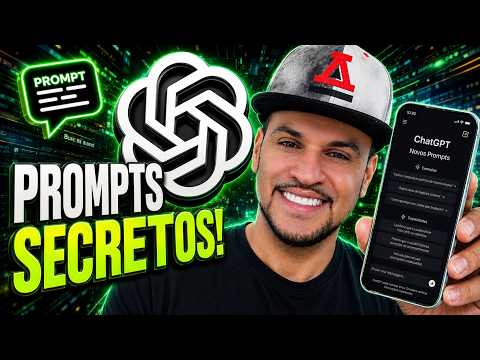 CÓDIGOS SECRETOS do ChatGPT! Prompts Prontos para Transformar Fotos Simples em IMAGENS PROFISSIONAIS