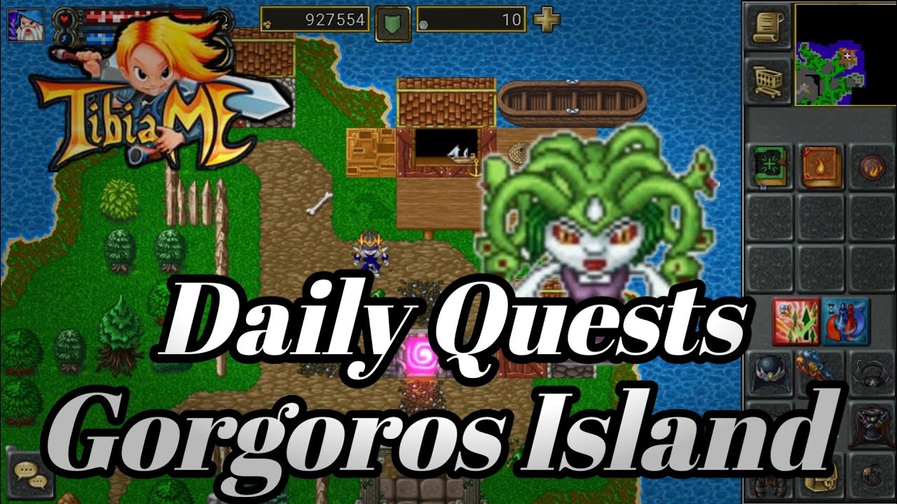 TibiaME Gorgoros - 3 Daily Quests - YouTube