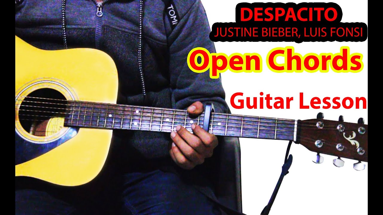 Despacito Guitar Lesson With Capo - YouTube