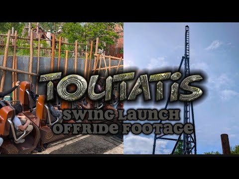 Toutatis Swing Launch Off Ride Footage | 2025 - YouTube