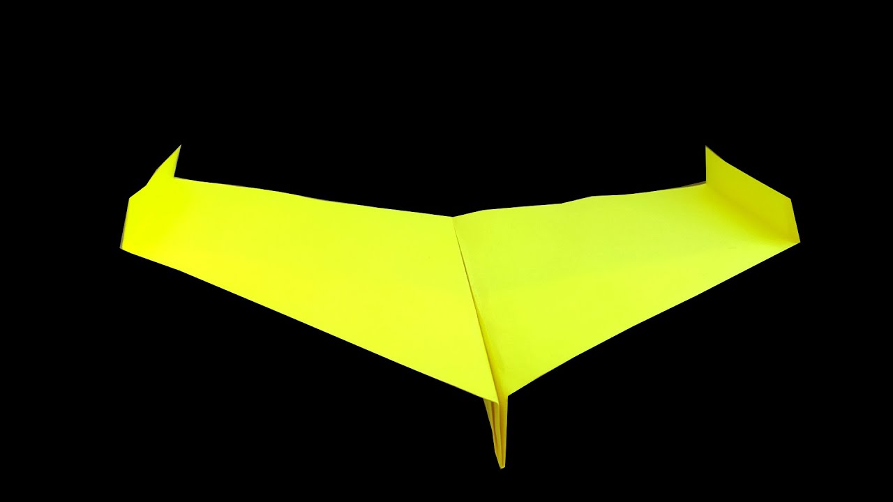 Flapping Paper airplane | How to make a paper airplane that flies like ...