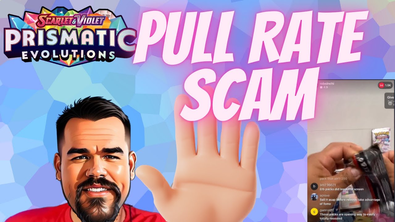 Prismatic Evolutions Pull Rate Scammers - YouTube