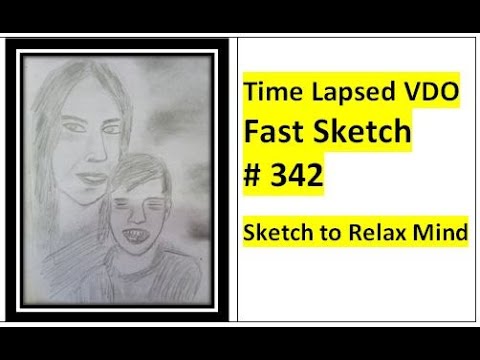 #sketch #satisfying Sketch Art - 342 - Satisfying Time Lapsed Sketch ...