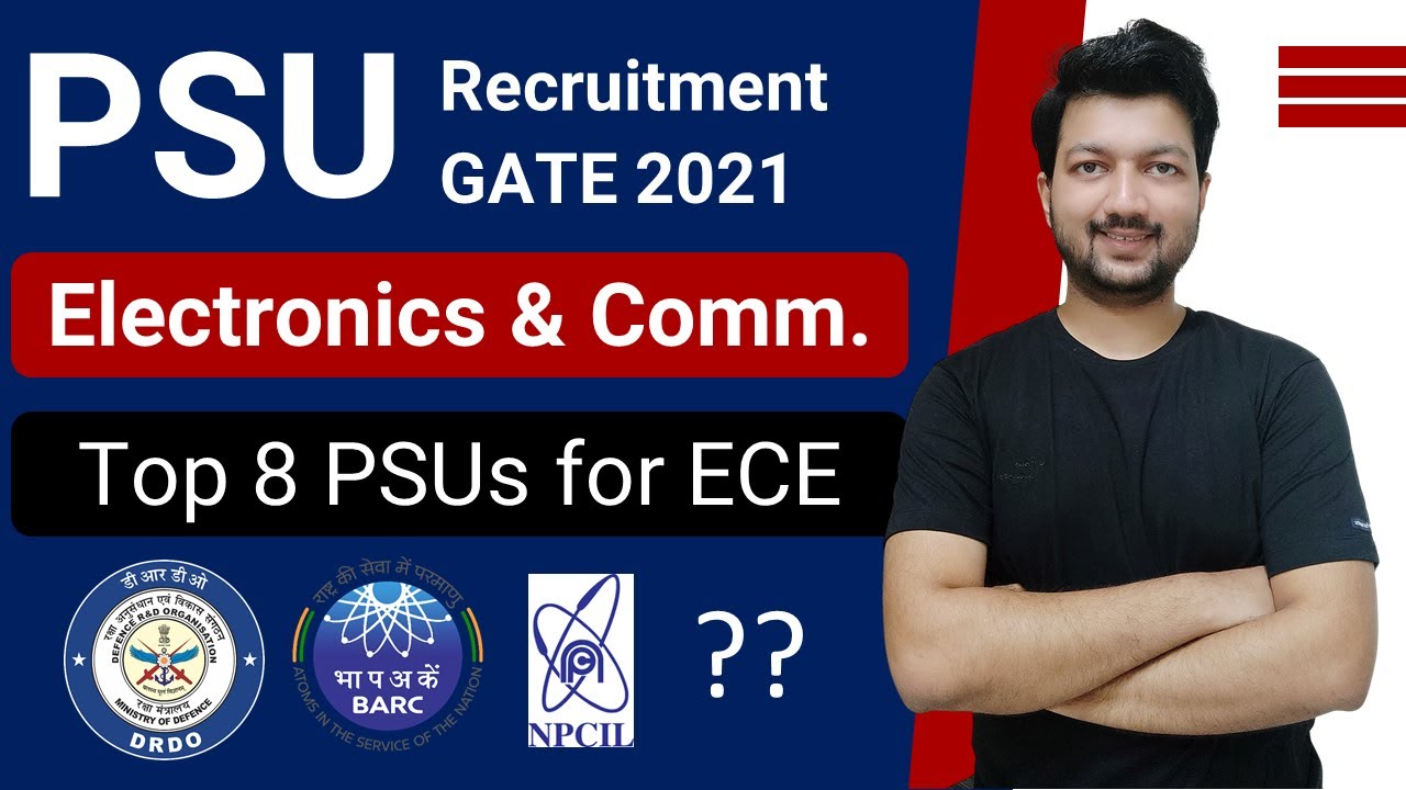 PSU Recruitment through GATE 2022 for ECE | PSU with GATE 2022 | Top 8 ...