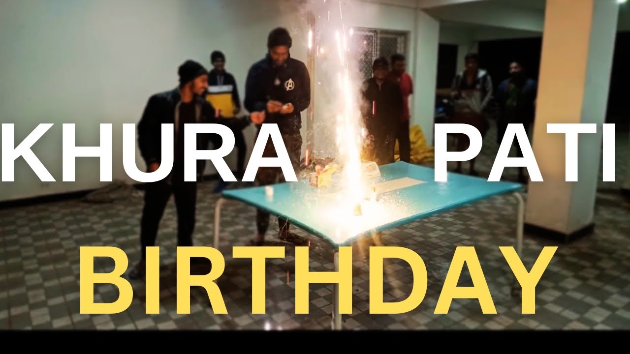 KHURAPATI BIRTHDAY CELEBRATION IN MEDICAL COLLEGE! BIRTHDAY ! - YouTube