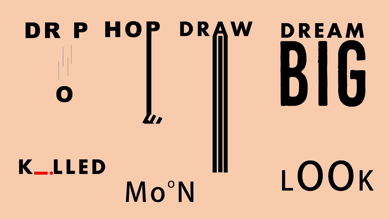 Eye Catching Expressive Words - Minimal Design - YouTube