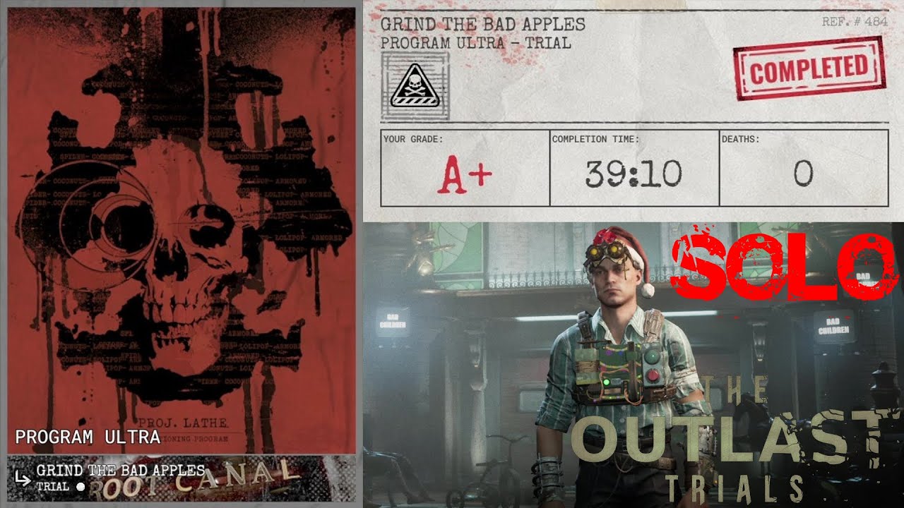 The Outlast Trials | Program Ultra "Grind The Bad Apples" | Trial [Solo] - YouTube
