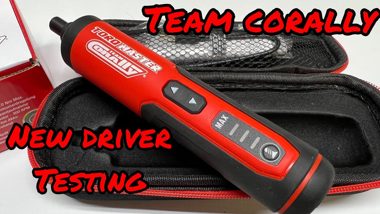 Team Corally Torq Master driver / drill unboxing & testing - YouTube
