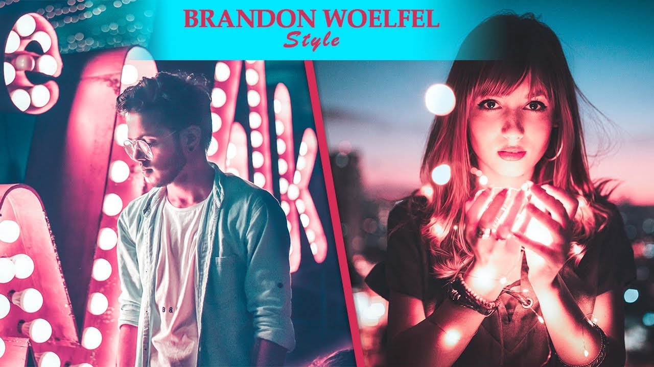 Pink and Blue Color Grading Effect Brandon Woelfel Style: Camera Raw ...