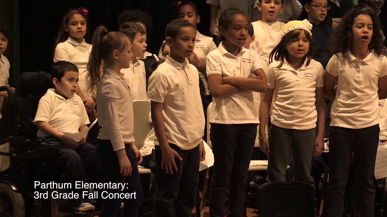 Parthum 3rd Grade Fall Concert - YouTube