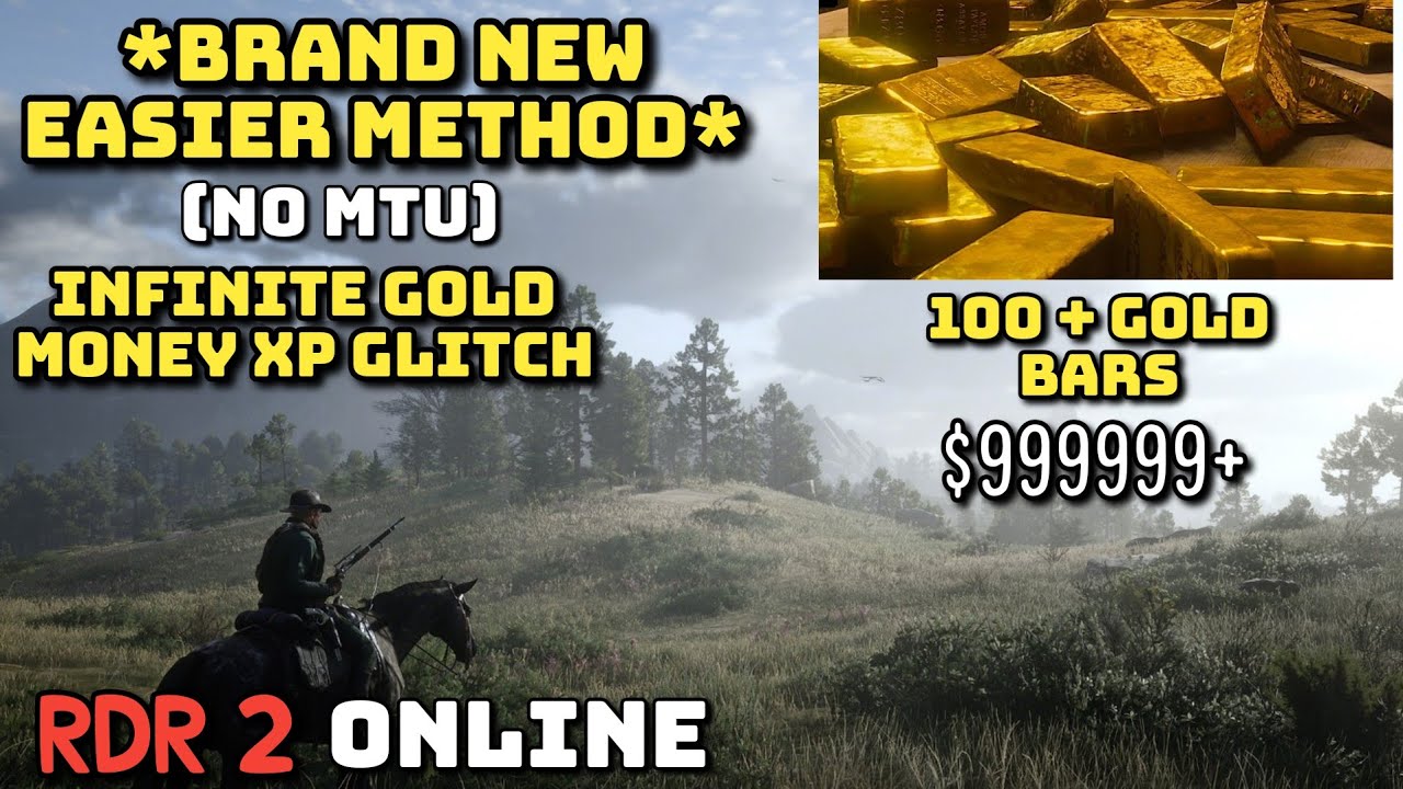 NEW EASIER GLITCH INFINITE GOLD BARS MONEY XP GLITCH RDR2 ONLINE new-easier-glitch-infinite-gold-bars-money-xp-glitch-rdr2-online