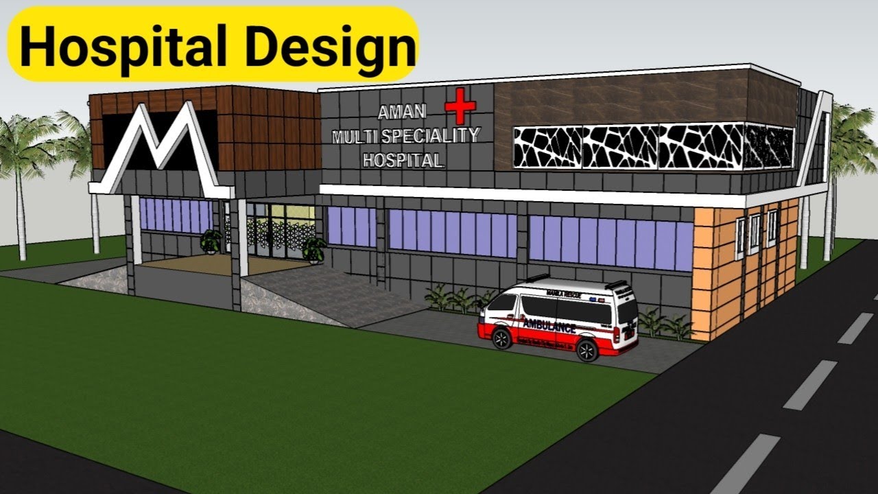 Hospital Design 🏥 ACP Cladding Design | Hospital Elevation Design | Acp ...